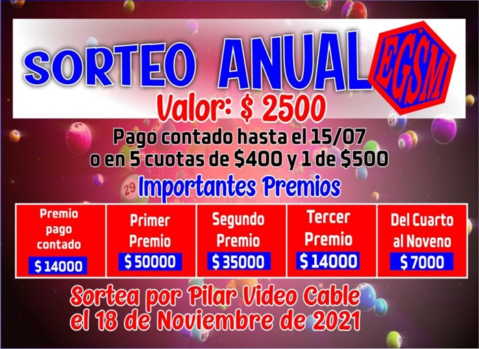 Saber Mas Santa Fe - La Escuela San Martín de Pilar lanza su Sorteo ...